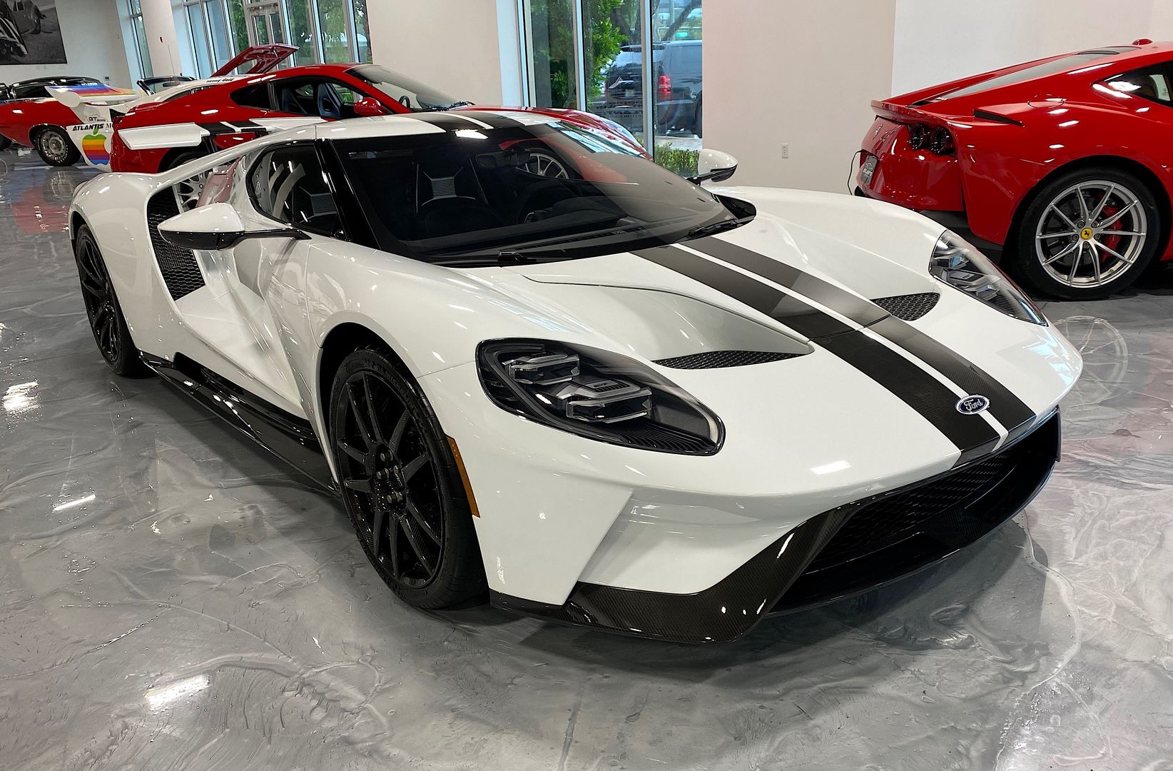 Frozen White Ford GT Lightweight for Sale at Atlantis Motor Group ...
